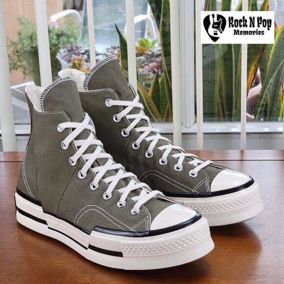 Converse | Shoes | Converse Mens Chuck 7 Plus Hi Canvas A0362c Utilityegretblack | Poshmark